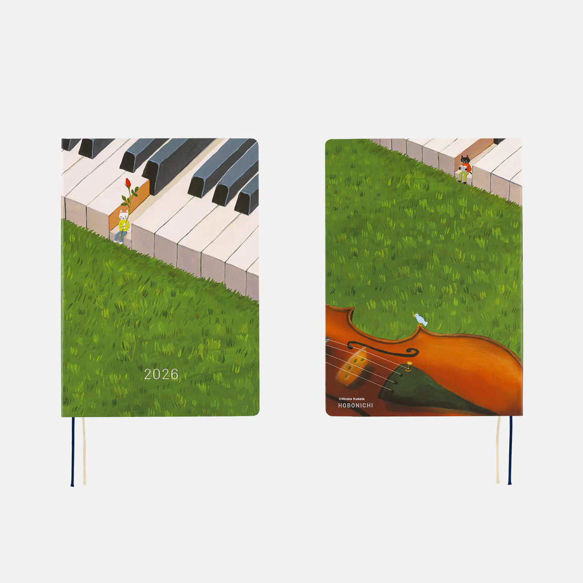 Hobonichi 2026 A5 HON ENG – Hobonichi Hiroko Kubota: Waiting on the Chord | Techo Planner