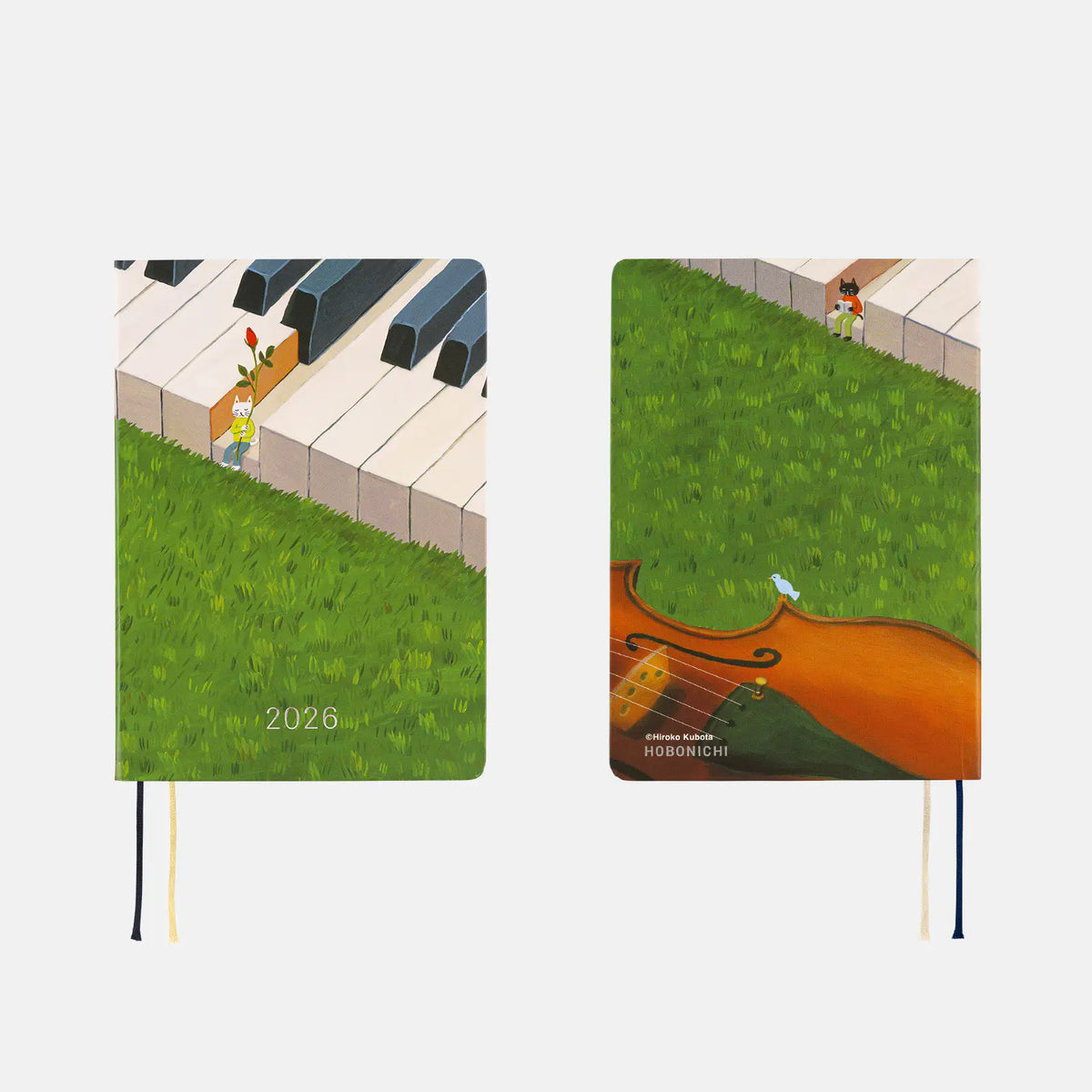 Hobonichi 2026 A6 HON ENG – Hobonichi Hiroko Kubota: Waiting on the Chord | Techo Planner