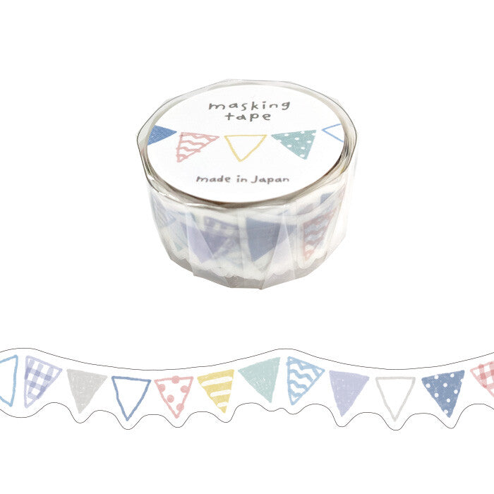 Mind Wave Bunting Masking Tape 18mm - Celebratory Craft Essentials
