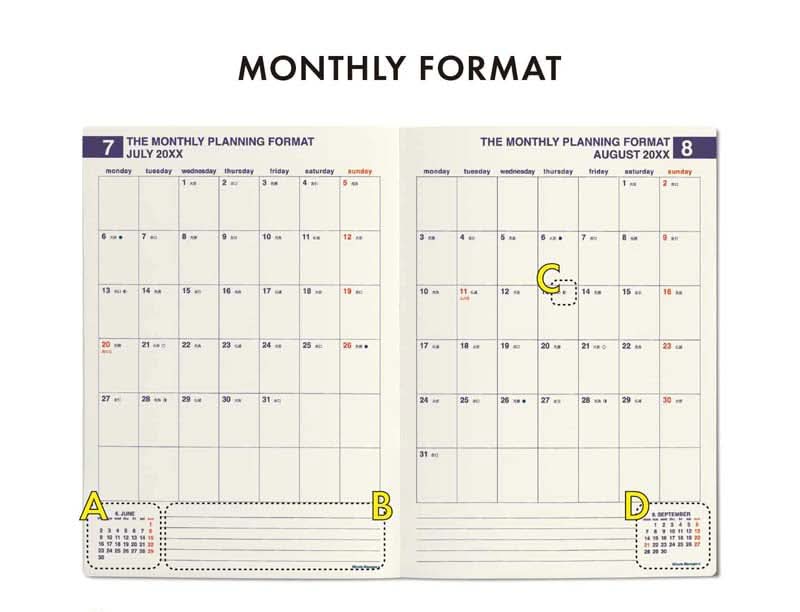 Hightide 2026 Minute Manager A5 Diary – Retro Weekly Layout