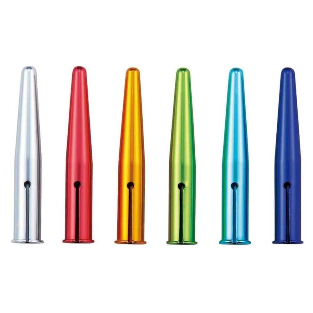 Kutsuwa Coloured Aluminium Pencil Caps [pack of 6]