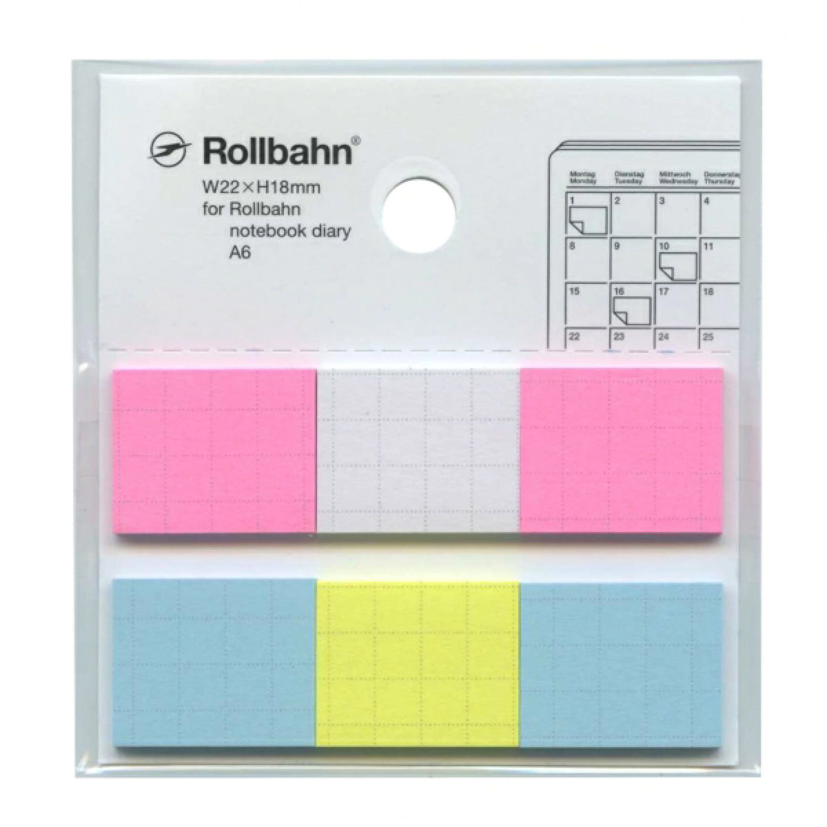 Delfonics Rollbahn Sticky Notes Set – A6 Diary Size