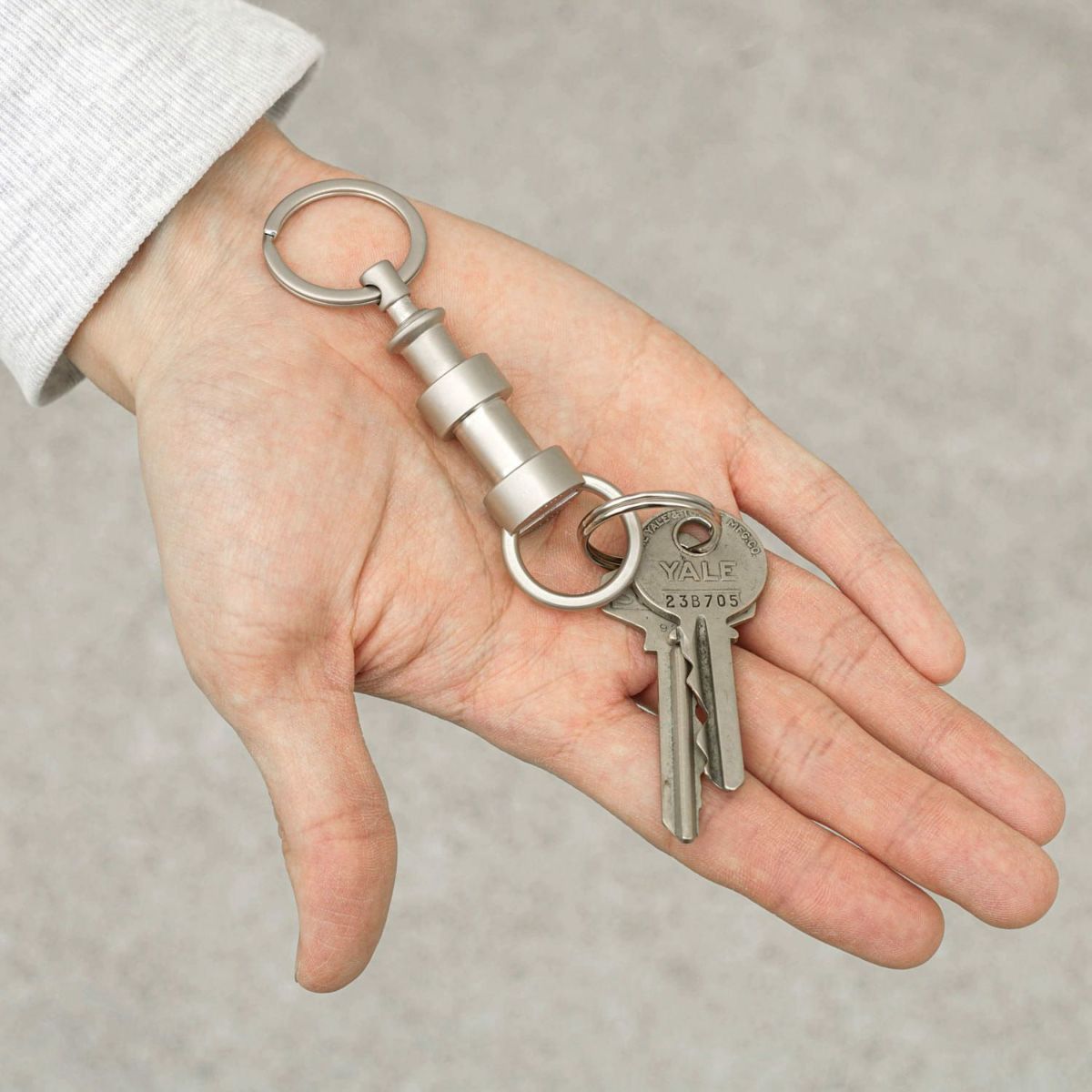 Detachable Keyring – One-Touch Release, Secure Locking Keychain