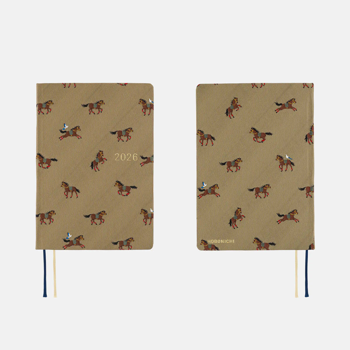 Hobonichi 2026 A6 HON ENG – Hobonichi Bow & Tie: Galloping Horses ...