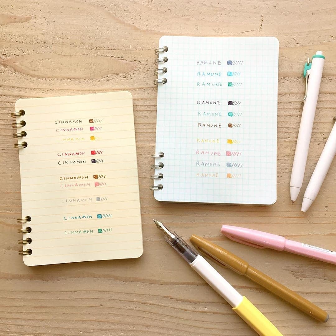Life Cinnamon Notebook Lined Paper [A6]