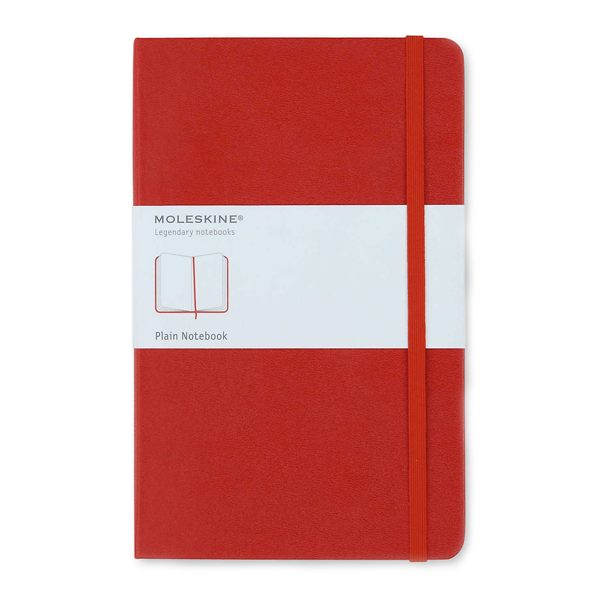 Moleskine Notebook (A5, Plain) - Red