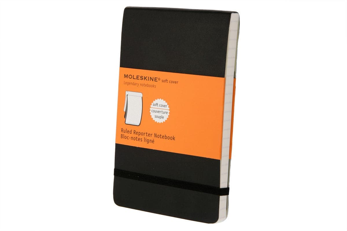 Moleskine Soft Reporter Notebook/Journal - Pocket, Ruled,