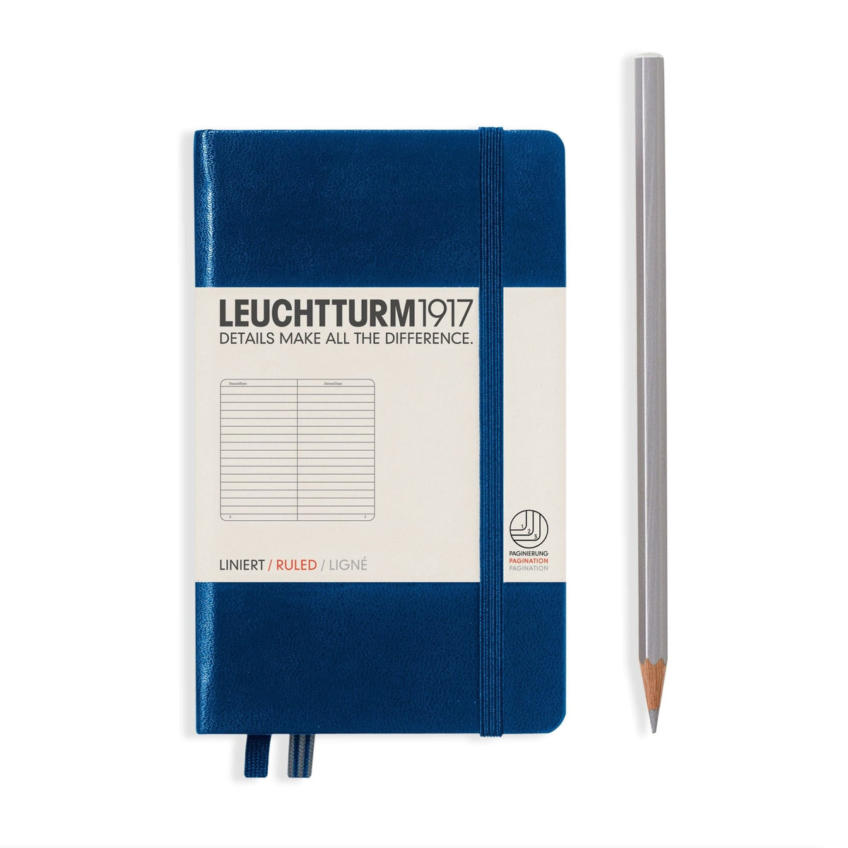 Leuchtturm 1917 A6 Notebook, navy